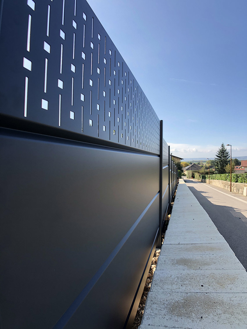 Modèles de clôture de jardin - Nos réalisations - Artisan clôture