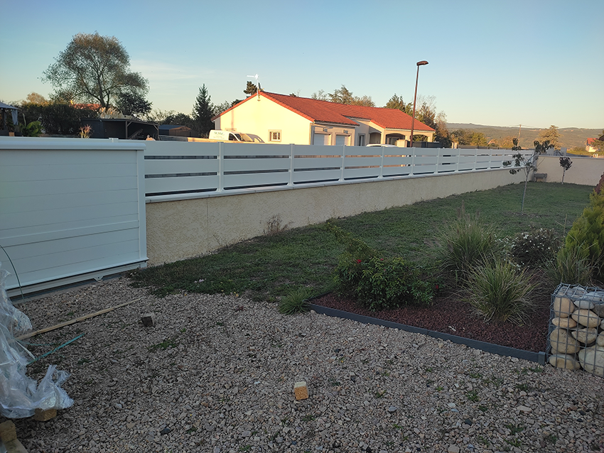 Modèles de clôture de jardin - Nos réalisations - Artisan clôture