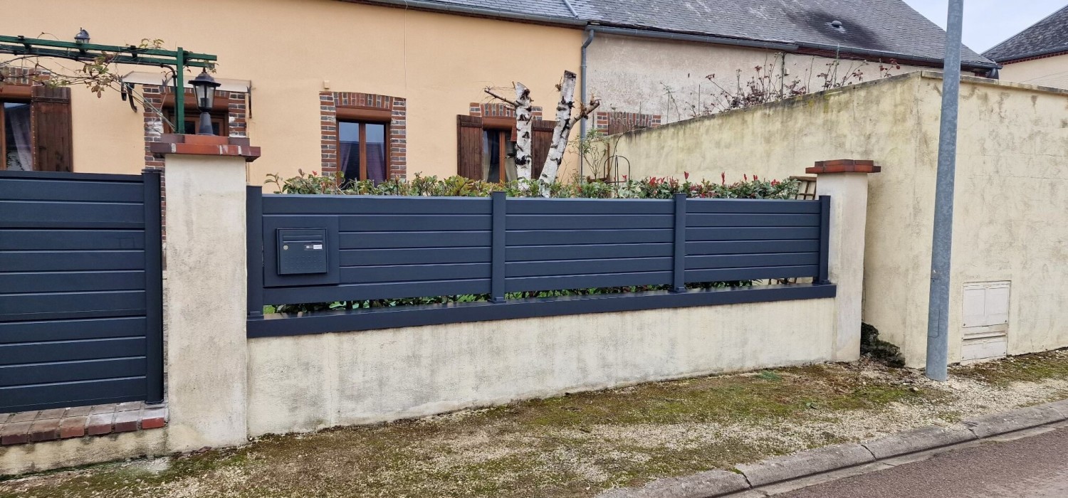 Modèles de clôture de jardin - Nos réalisations - Artisan clôture